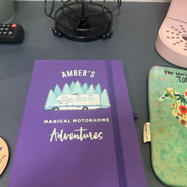 Personalised Motorhome Adventure Notebook - Etsy
