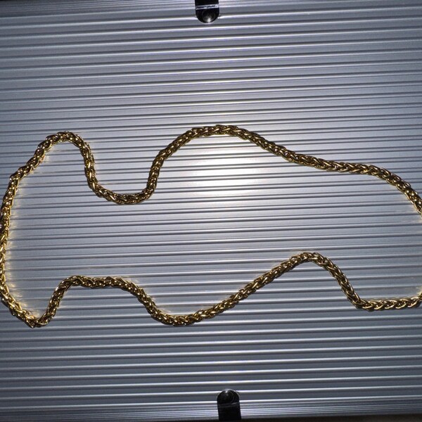 4MM Black Wheat Chain Necklace: Stainless Steel Mens Necklace - Etsy UK