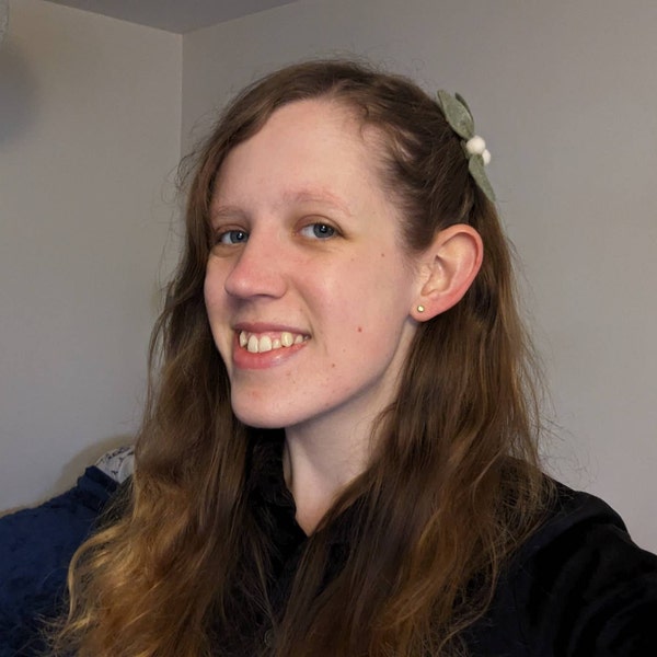 Christmas Mistletoe Hair Clip, Christmas Girl Gift, Novelty Hair Clip ...