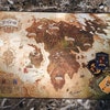 Final Fantasy XIV Custom Cloth Map of Hydaelyn - Etsy