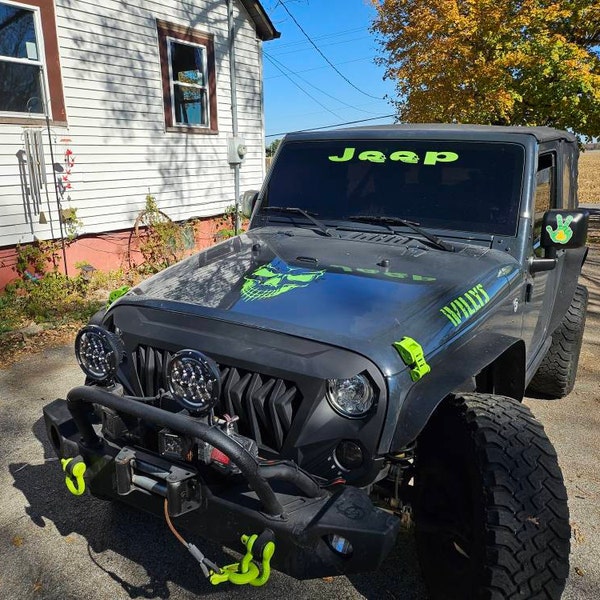 Angry Skull Premium Grade Vinyl Decal | Skull Decal | Car Decal | Truck ...