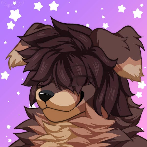 Custom Furry Icon Commission – Cell Shaded Fursona Headshot / Profile ...