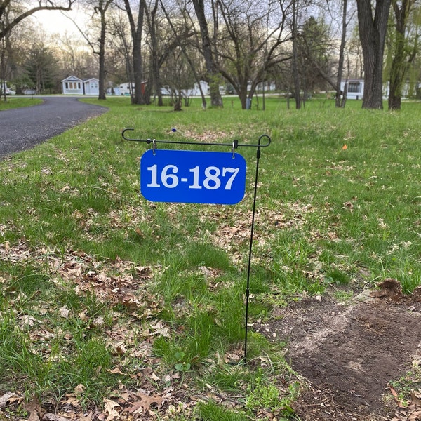 12x6 Reflective Custom Address Sign - Etsy