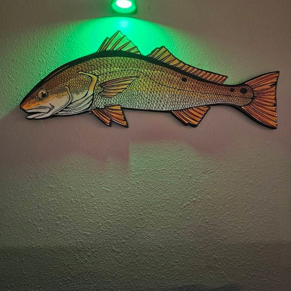 Redfish Art, Red Drum, Bull Red - Etsy