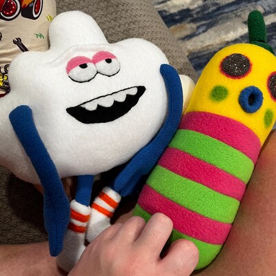 Alan Smiling Friends Plush Handmade Soft Toy - Etsy