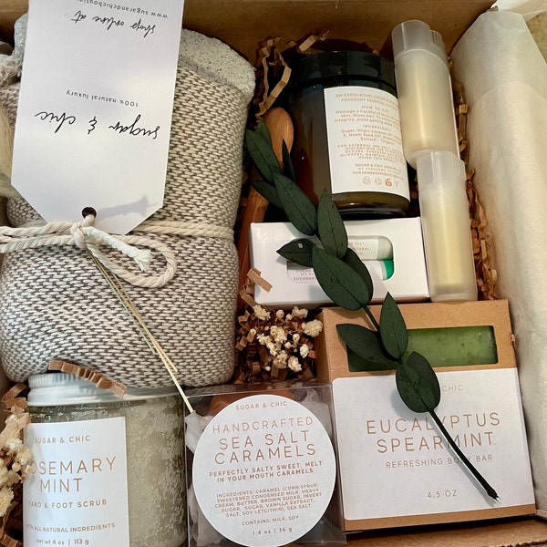 Self Care Spa Gift Box | Relaxation Spa Set | Unwind Spa Gift for Her ...