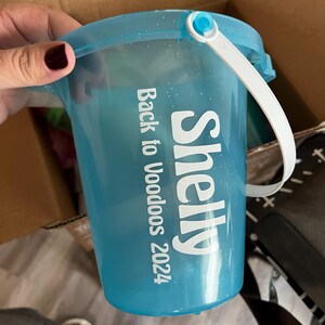Custom Beach Pail, Pail With Name, Custom Beach Gear, Personalized ...