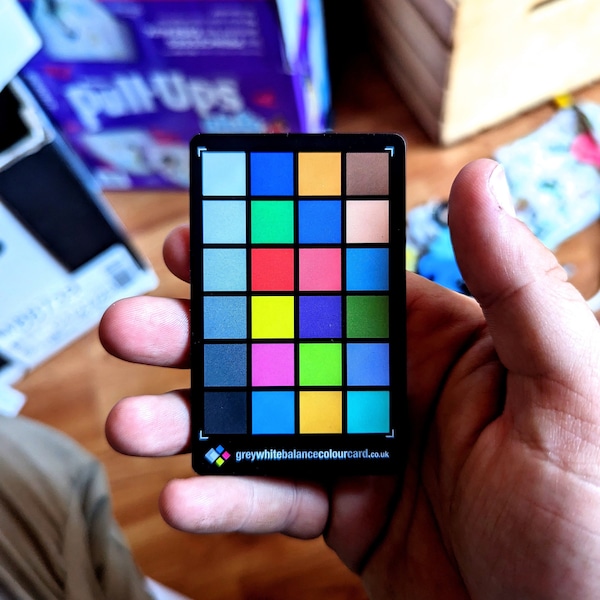 Grey White Balance Colour Card for Photographers and Designers - Colour ...