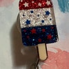 Patriotic Popsicle Badge Reel / 4th of July Badge Reel - Etsy
