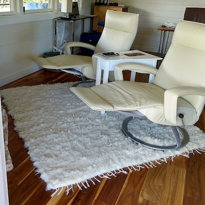 Exclusive Genuine Unique WOVEN Lamb Sheepskin, Lambskin Rug, Pelt ...