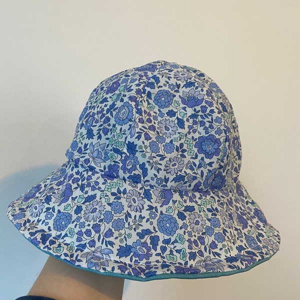 SEWING PATTERN - Kids Reversible Sun Hat Pdf Sewing Pattern Download ...