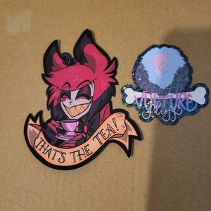 Thats the Tea hazbin Hotel Alastor Sticker - Etsy