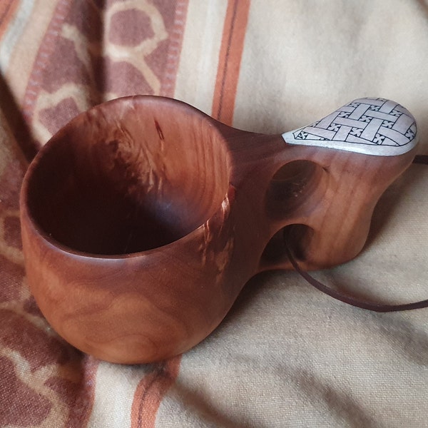 Kuksa Cup Big, Curly Birch and Antler, Two Fingers - Etsy