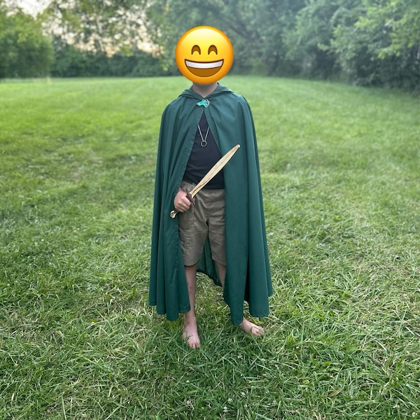 Floor Length Wizardly Hooded Cloak With Two Layers TORA - PDF Sewing ...