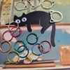 Heavy Metal Reversa-clippy Stitch Markers! - Etsy