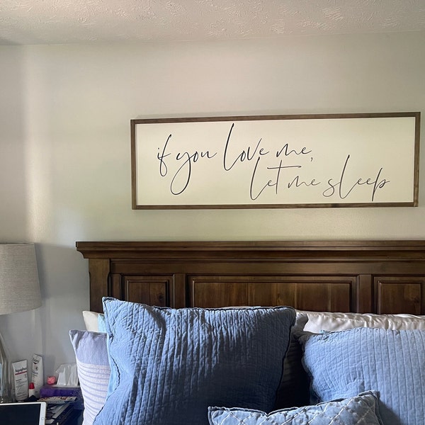 Bedroom Wall Decor Over the Bed, Master Bedroom Wall Decor, Above Bed ...