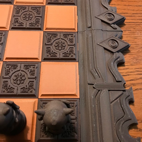 3D Printed Chess Board - Etsy