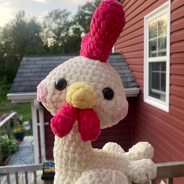 Amigurumi Chicken Pattern, Plush Pattern, PDF Pattern, Crochet Pattern ...