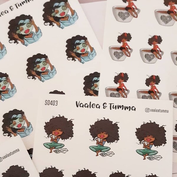 Love Yourself Planner Stickers, Nia - S0429/S0626, Beauty Stickers - Etsy