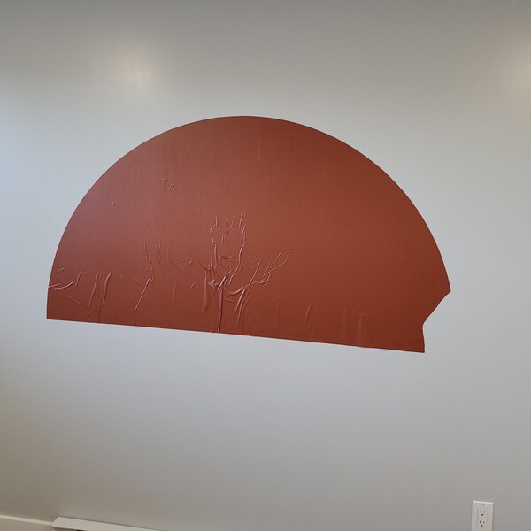 Layered Arch Wall Decal, Arch Wall Decal, Bed Arch Decal, Boho Wall Art ...