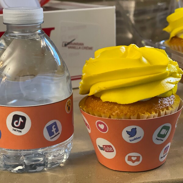 Custom Cupcake Wrapper (digital File Only) - Etsy