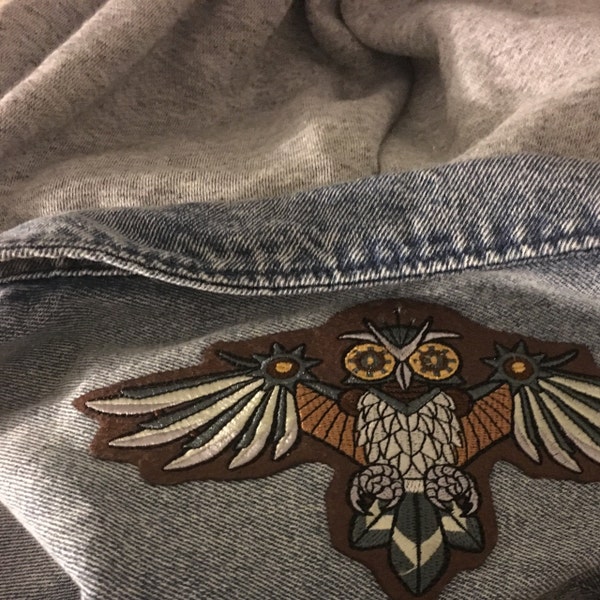 Owl Patch,steampunk Owl Patch - Etsy