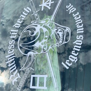 Ruthless Til Death Windshield Rear Window Decal Car Sticker Banner JDM ...