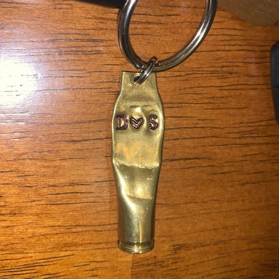 Bullet Keychain Hand Stamped Personalized Bullet Keychain - Etsy