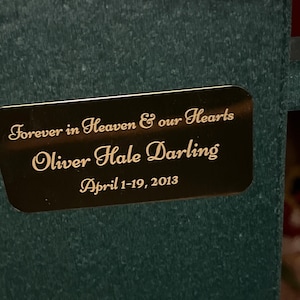 Bright Brass Engraved Plate Engraving Customized Metal Name Plate ...