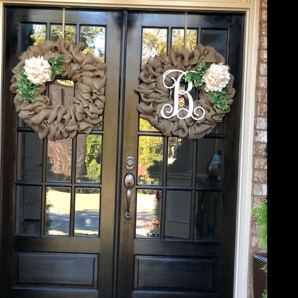 Vine Monogram Letter "b" - Home Decor, Great Gift, Door Hanger or Even ...