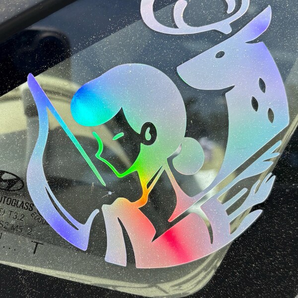 Decal - Cute Ghost With Headphones – Fun Ghost Sticker for Car, Laptop ...