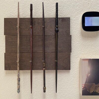 Wand Display Mount for Witches and Wizards Hand-crafted Wall Hanger - Etsy