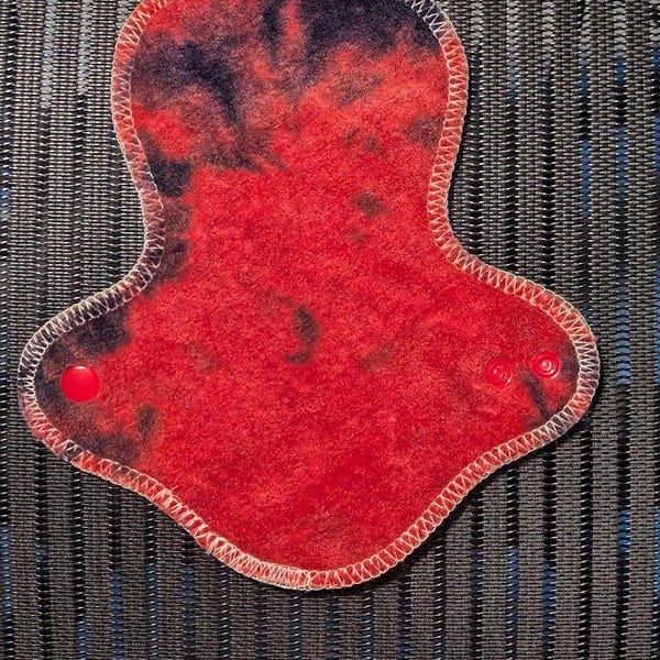 Set of THREE 'fluff Folds' - Interlabial Pads - "assorted Colourways ...