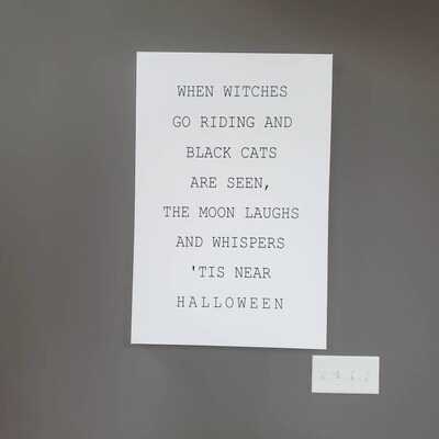 October Printable Signs for Fall Fall Farmhouse Decor - Etsy