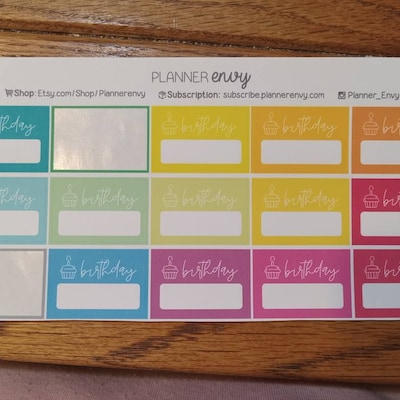 Planner Envy Subscription Box TRIAL. Planner Stickers, Planner Clips ...