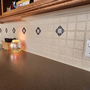 Lithe Soft Gray & White Tile Stickers Peel and Stick - Etsy