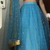 Golden Net Dupatta With Beaded Border. Indian Dupatta for Women With ...