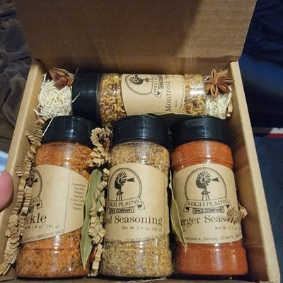Italian Lovers BBQ Rub and Baking Spices Gift Set of 4 Gourmet Meat and ...