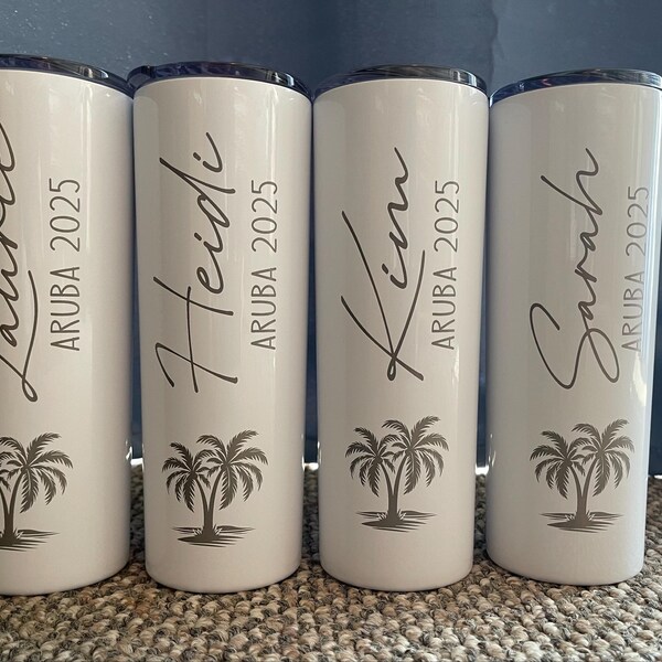 Vacation Cups, Engraved Beach Tumblers, Personalized Cups With Name ...