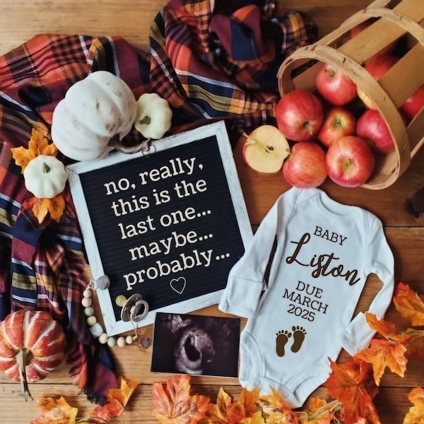 Surprise Pregnancy Announcement Funny Baby Announcement Digital ...