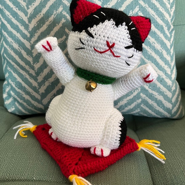PDF Pattern Mini Lucky Cat Pattern - Etsy