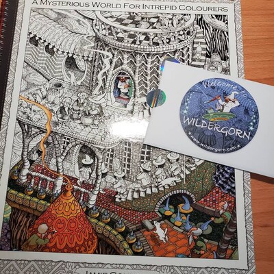 Watergorn GIANT 27x 40 Wildergorn Colour-in Poster by Jamie Courtier - Etsy