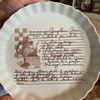 Personalized Pie Pan With Your Loved Ones Handwritten Recipe ...