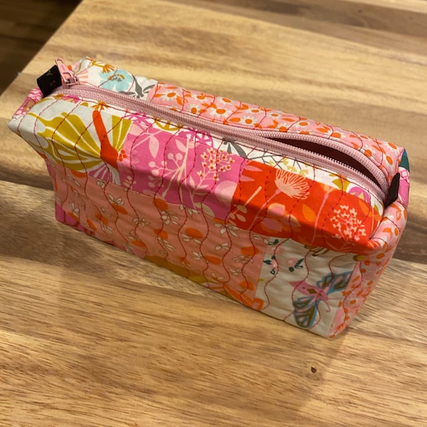 Quilted Boxy Pouch - Digital Sewing Pattern (PDF), Video Tutorial ...