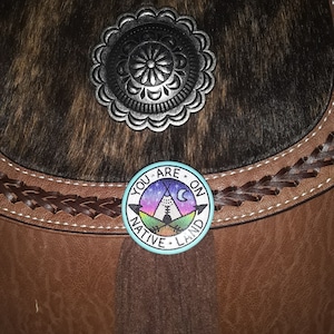 You Are on Native Land Pin - Etsy