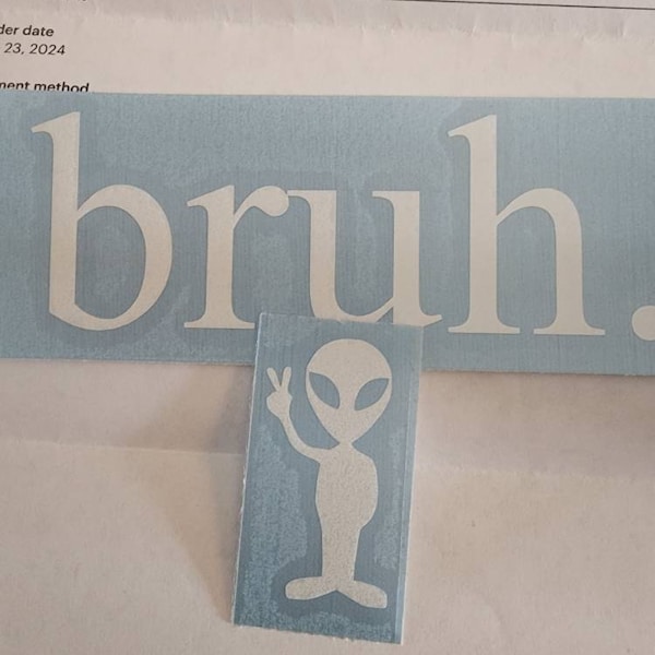 Bruh Sticker / Bruh Decal / Funny Decal / Funny Sticker / Car Decal ...
