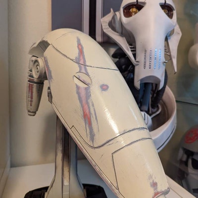 Star Wars B1 Battle Droid Life Sized Head and Stand - Etsy