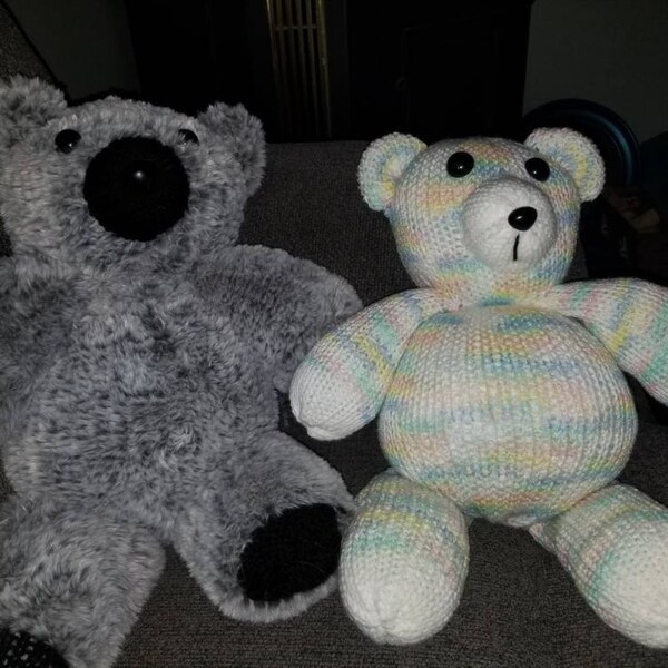 Teddy Bear Circular Knitting Machine PDF PATTERN ONLY Addi Sentro ...