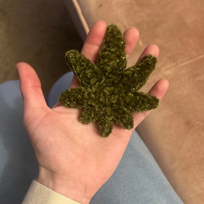 PDF PATTERN: Crochet Marijuana Leaf Pattern, Crochet Weed Leaf Pattern, Crochet Stoner Leaf ...