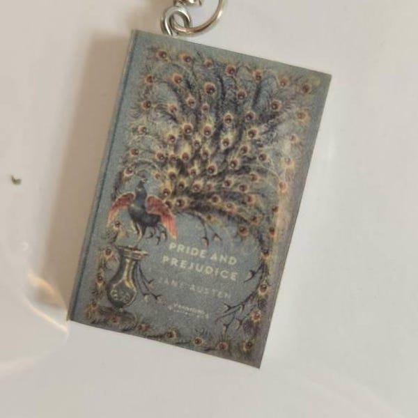 Custom Mini Book Keychain - Etsy